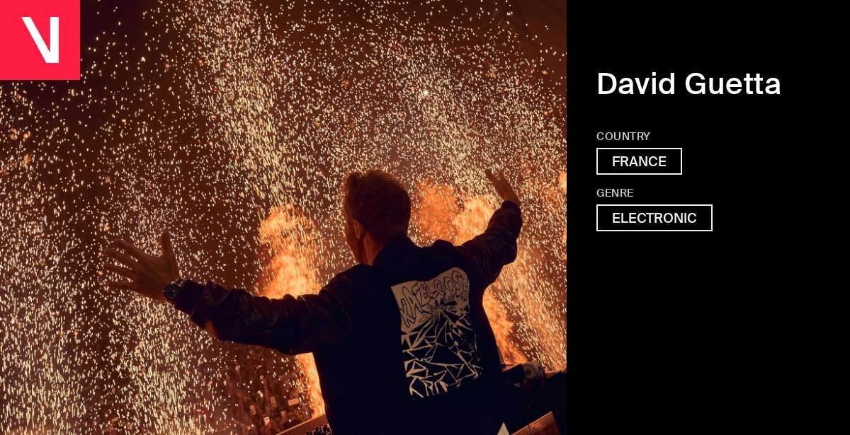 David Guetta's Tracks, Videos and Upcoming Events