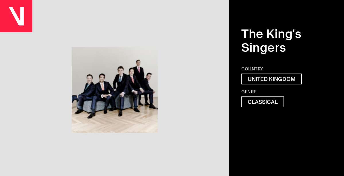 The King's Singers's Tracks, Videos and Upcoming Events